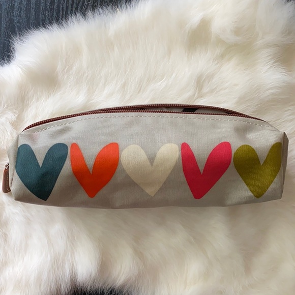 Office | Pencil Case With Colorful Hearts | Poshmark